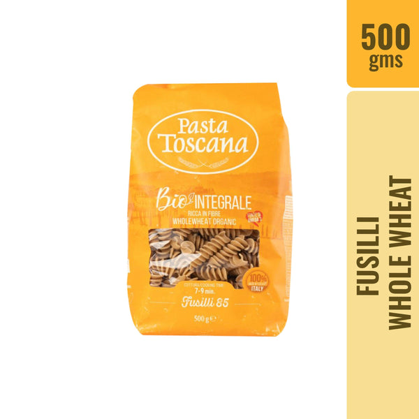 Pasta Toscana Fusilli (Whole Wheat) Pasta - 500 gms - Damati Foods