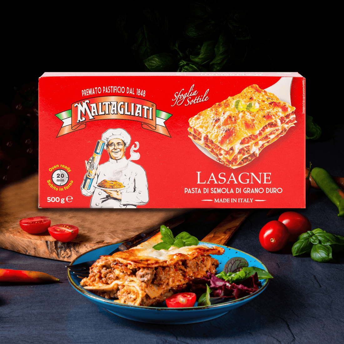 Maltagliati Italian Lasagne Pasta (500 gms) - Damati Foods