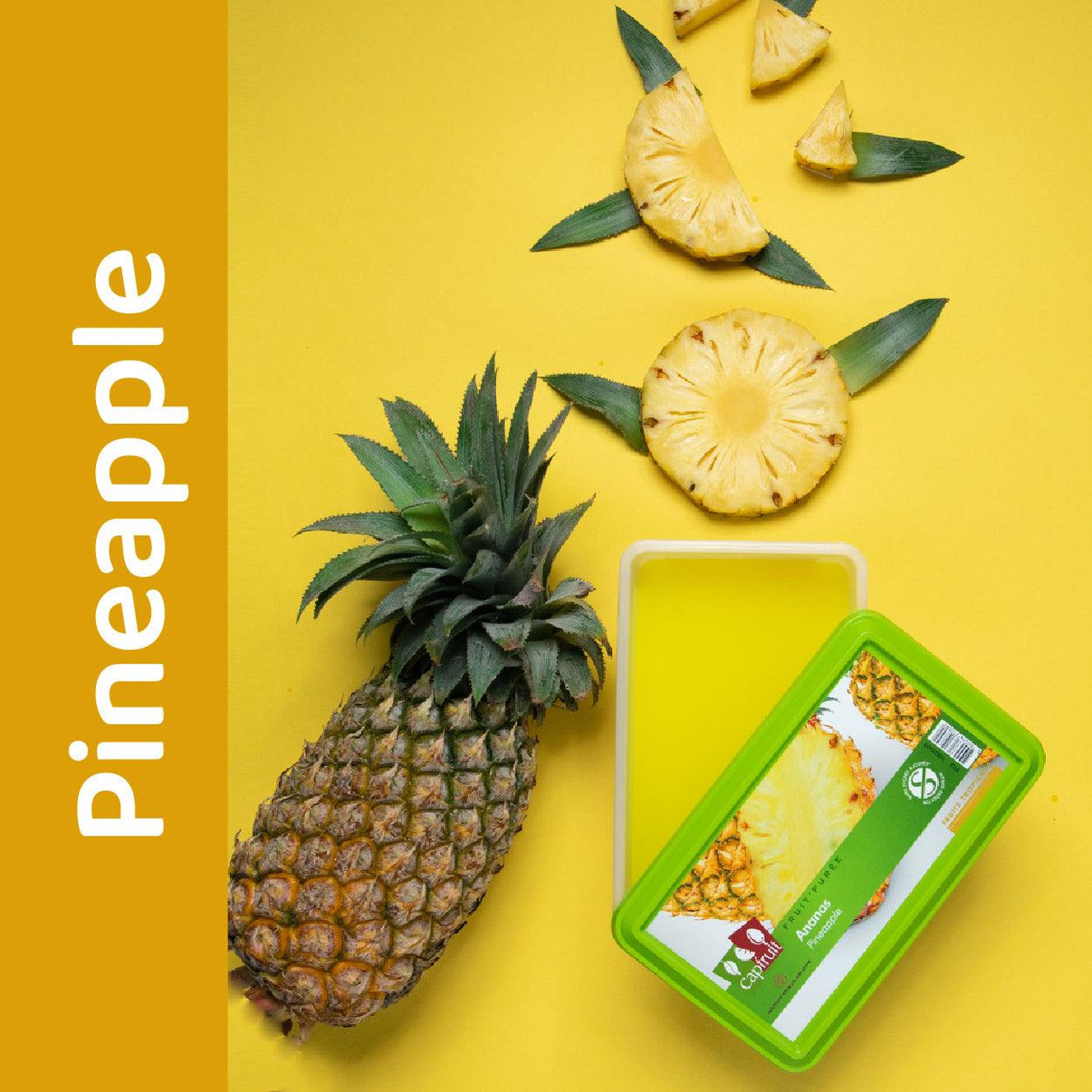 Frozen Pineapple Puree (1 Kg) Capfruit - Damati Foods